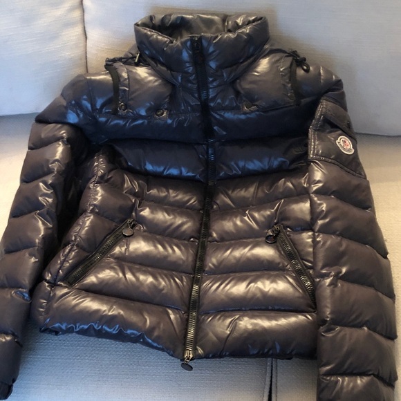 Moncler | Jackets & Coats | Moncler Shiny Black Puffer Jacket | Poshmark